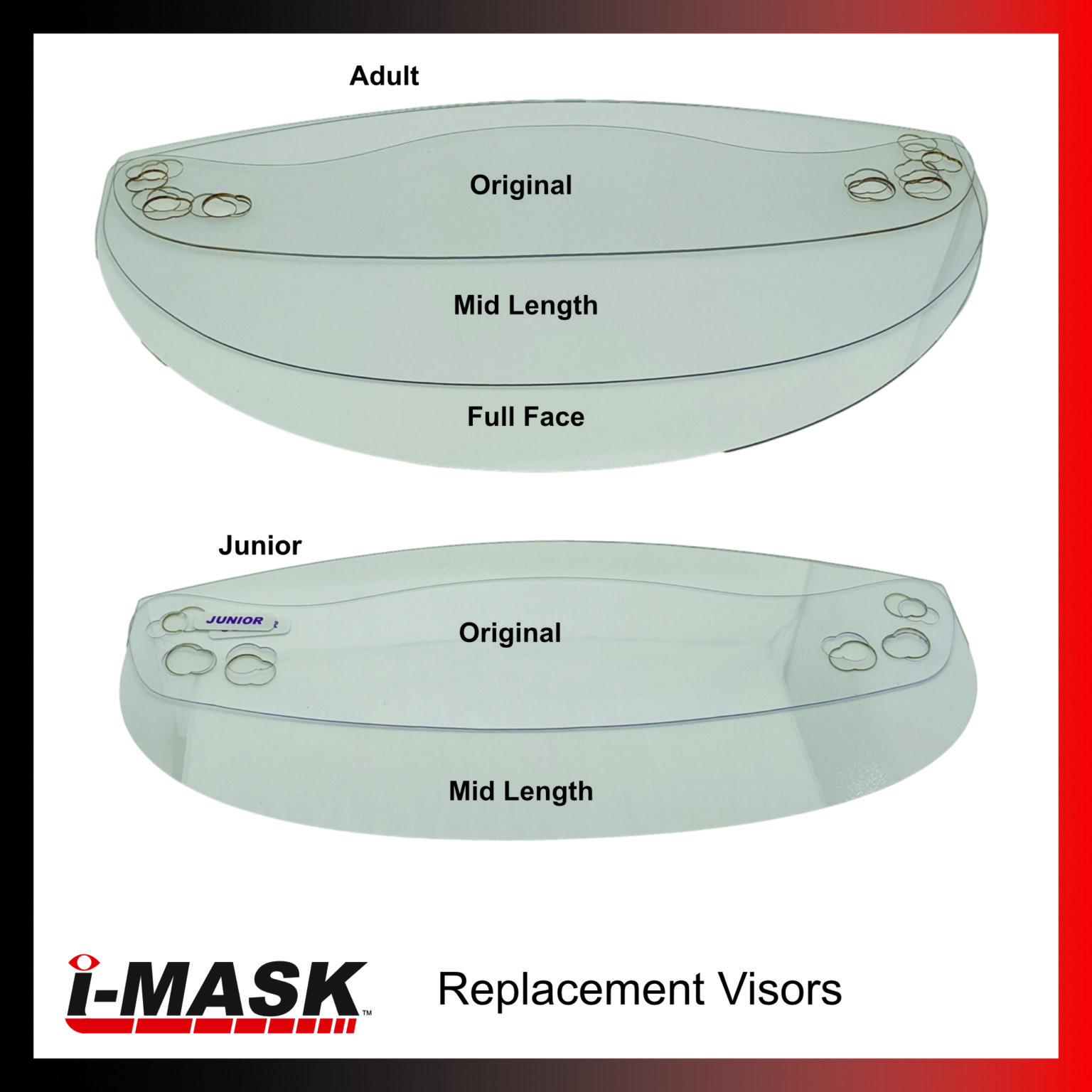 Replacement Visor - iMask protective Eyewear USA